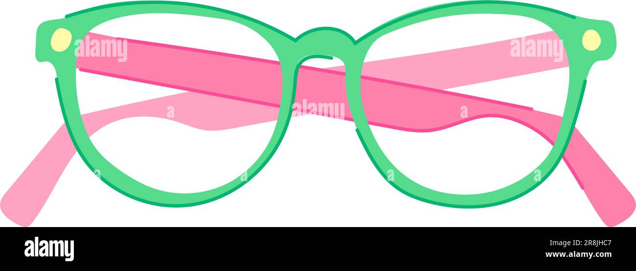 person computer glasses cartoon vector illustration Stock Vector Image ...
