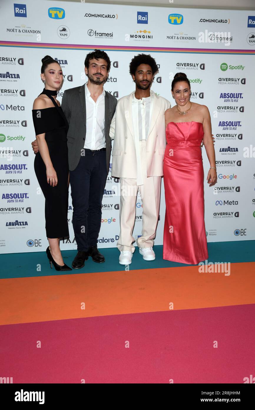 Milan, Italy. 21st June, 2023. Milan, "Diversity media awards ...