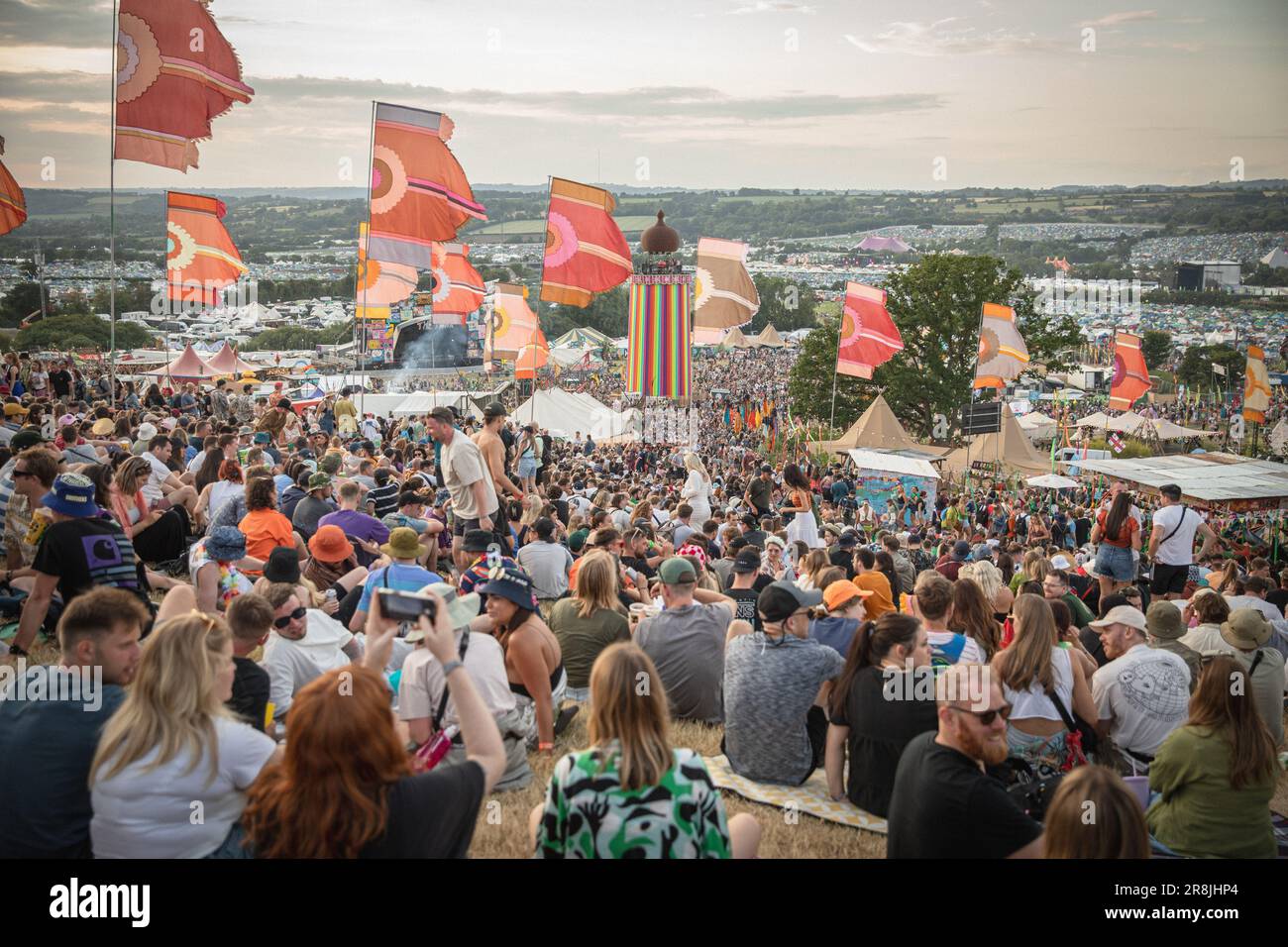 Glastonbury 2023 sign hi-res stock photography and images - Alamy