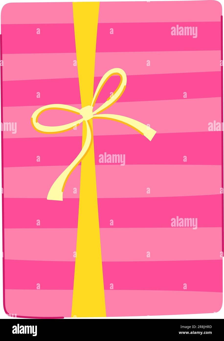 bow gift box cartoon vector illustration Stock Vector Image & Art - Alamy