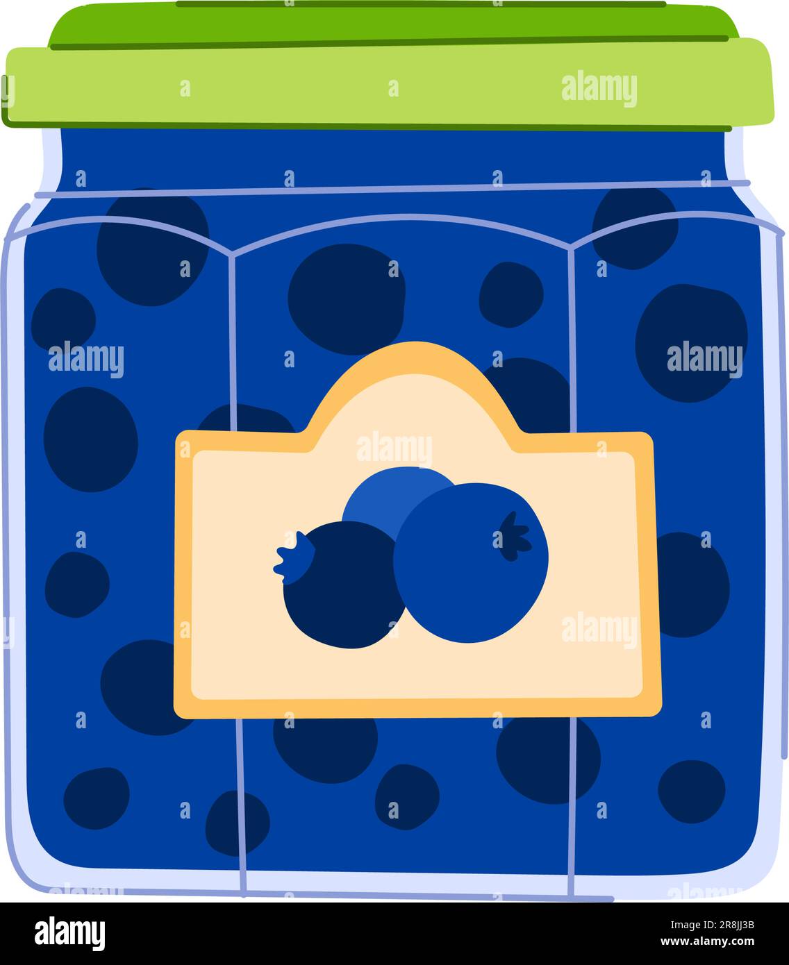 food jam jar cartoon vector illustration Stock Vector Image & Art - Alamy