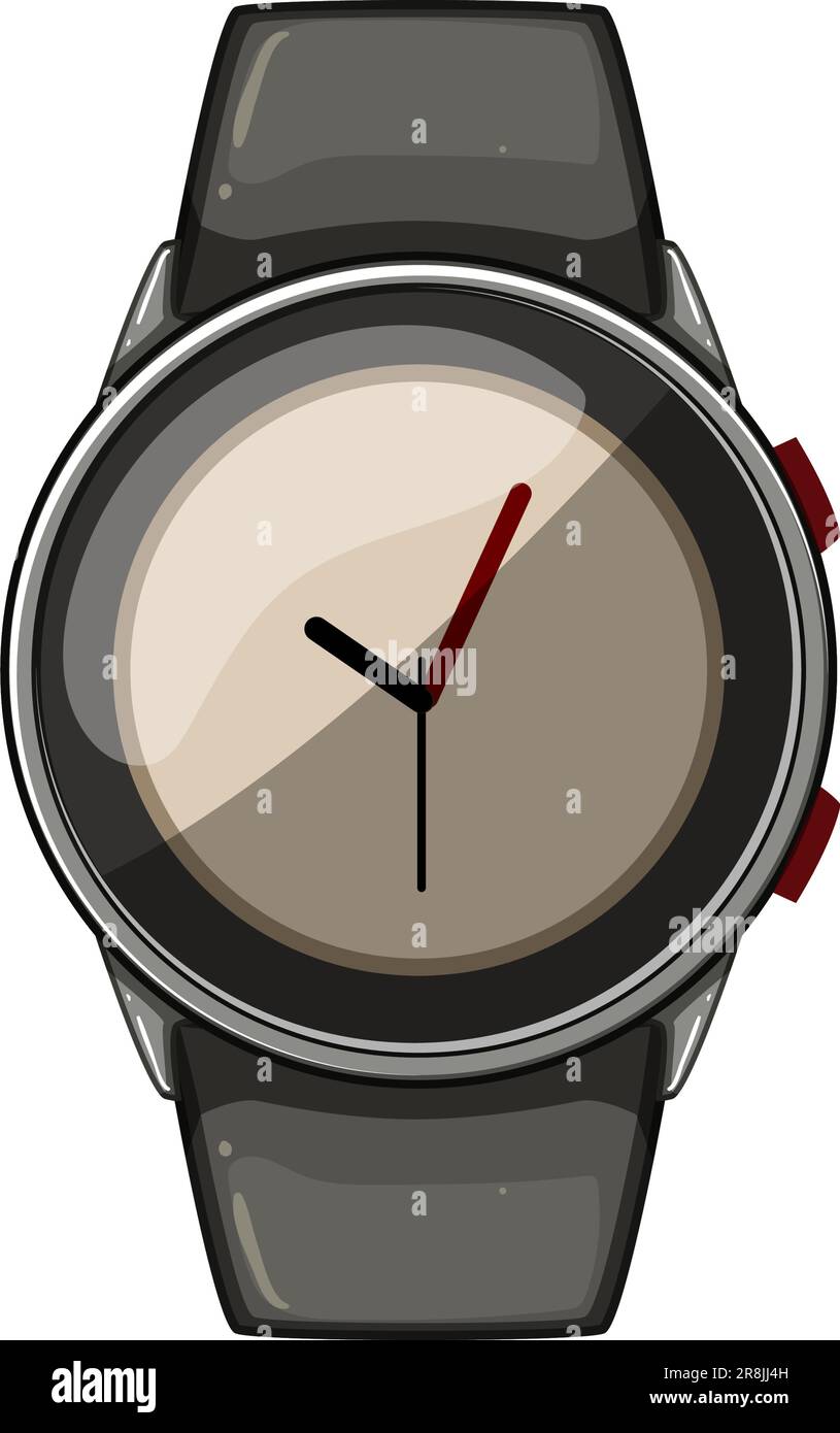 wrist smart watch cartoon vector illustration Stock Vector Image & Art ...