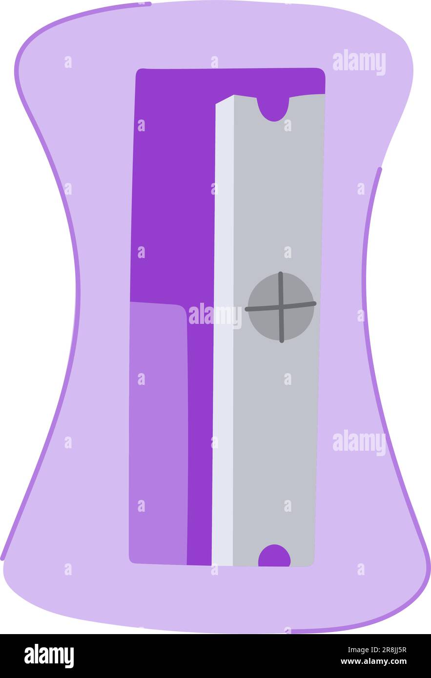 drawing sharpener pencil cartoon vector illustration Stock Vector Image ...