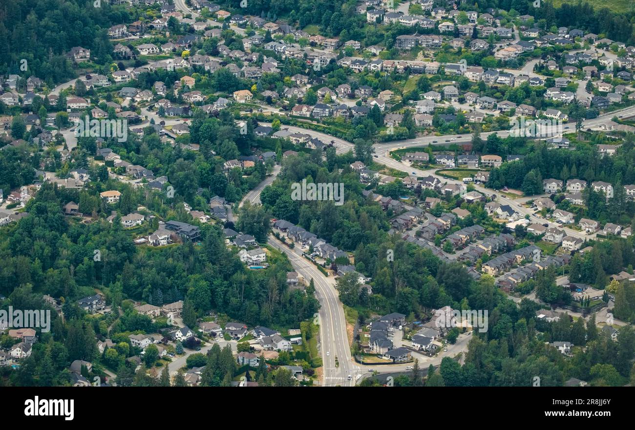 Suburban neighborhood from aerial hi-res stock photography and images ...