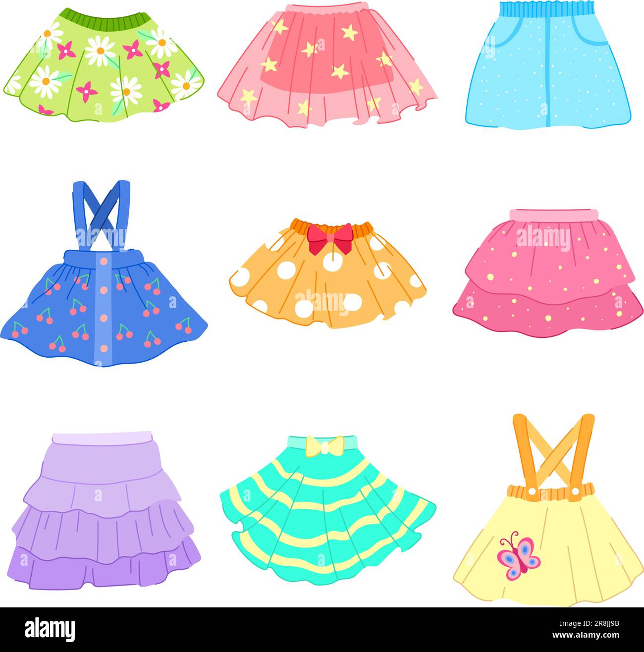 Kids Skirt Clipart