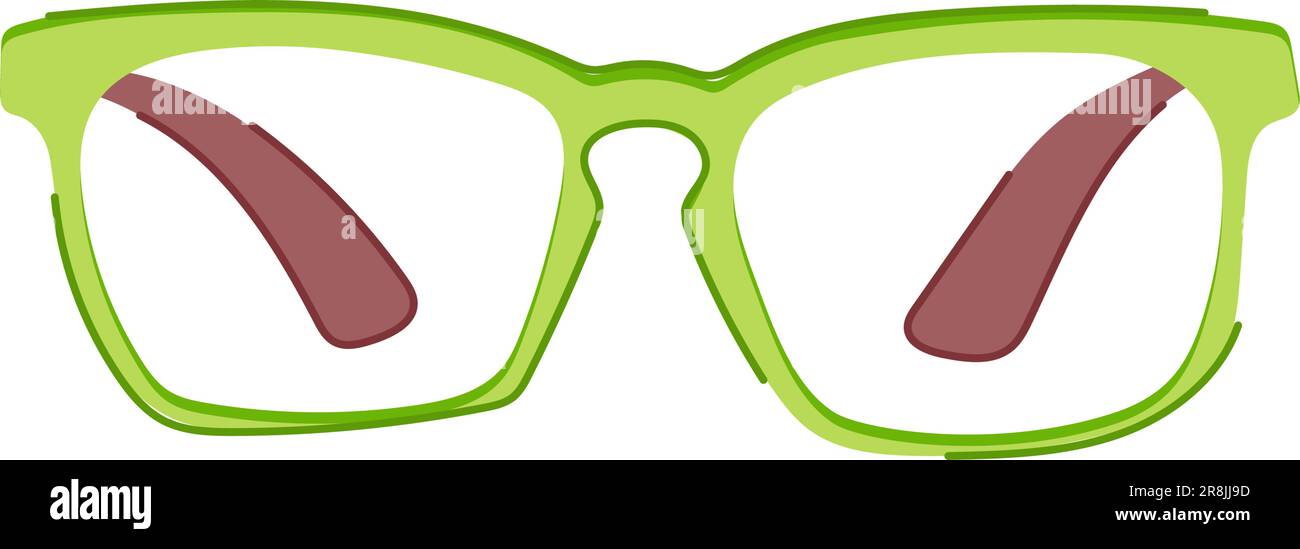 technology computer glasses cartoon vector illustration Stock Vector ...