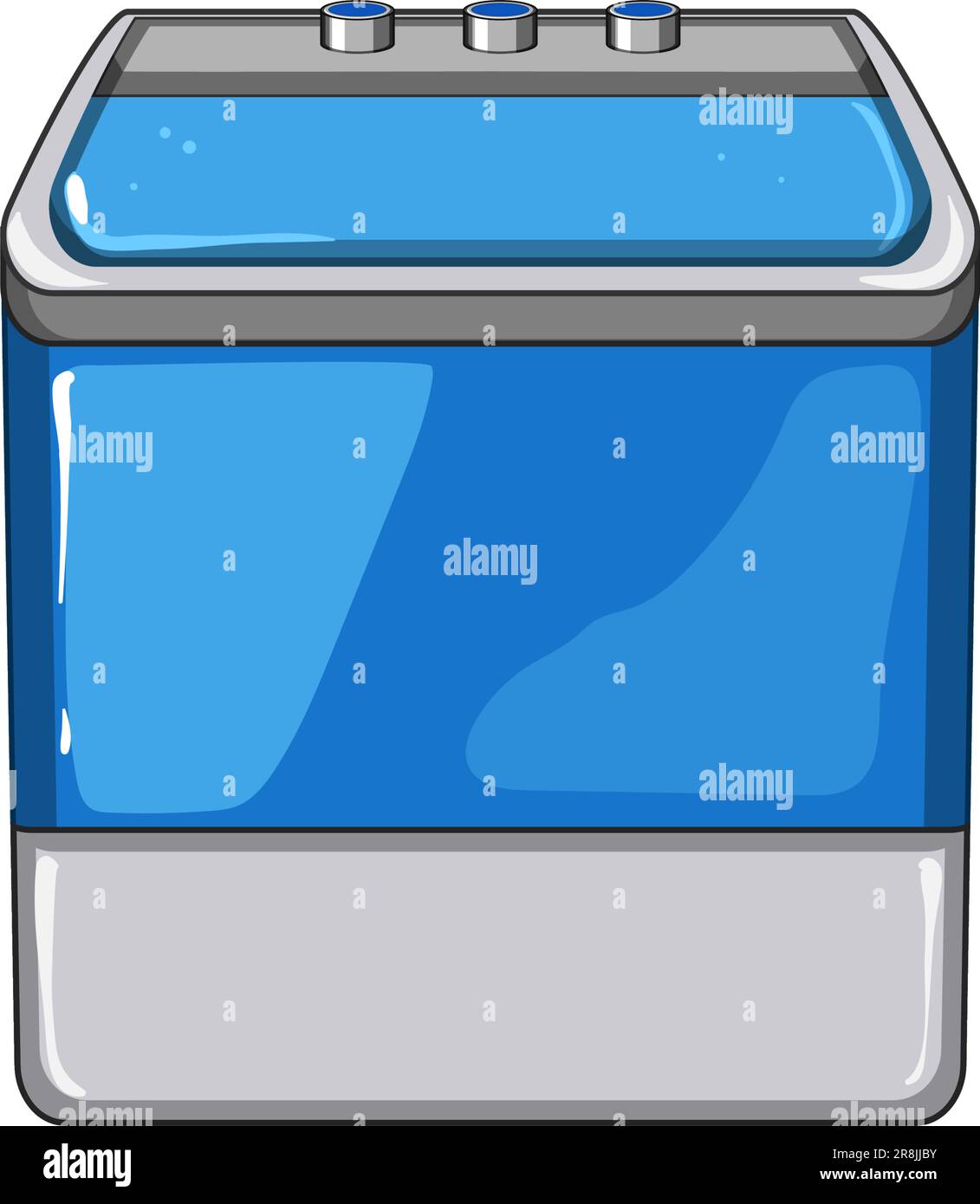 modern washing machine cartoon vector illustration Stock Vector Image ...