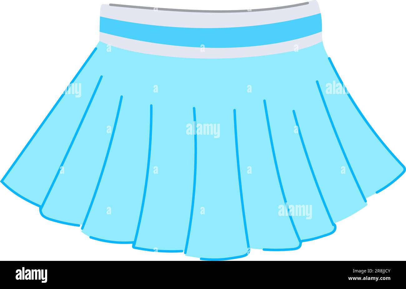 Sketch Skirt Fashion Cartoon Vector Illustration Stock Vector Image