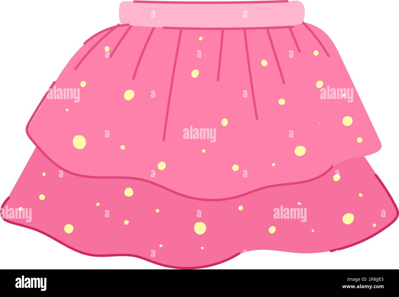 apparel skirt baby cartoon vector illustration Stock Vector Image & Art ...