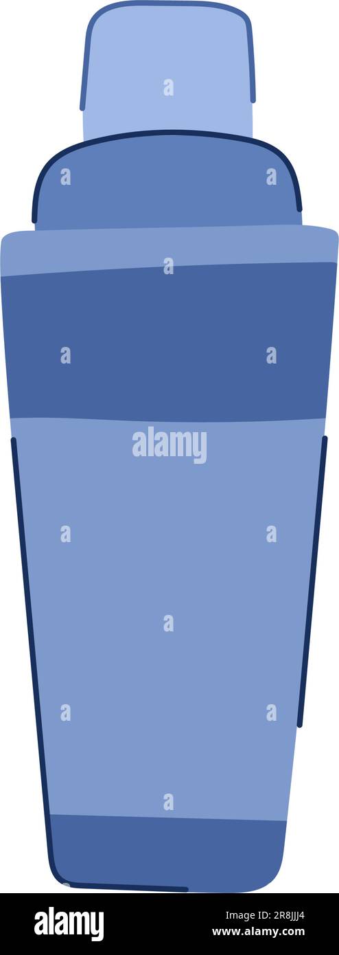 metal cocktail shaker cartoon vector illustration Stock Vector Image ...