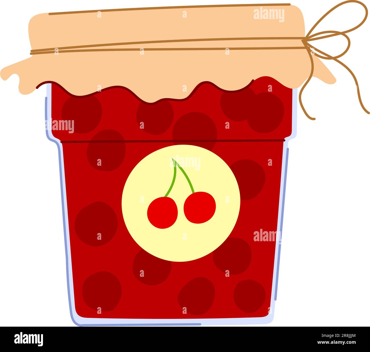 sweet jam jar cartoon vector illustration Stock Vector Image & Art - Alamy