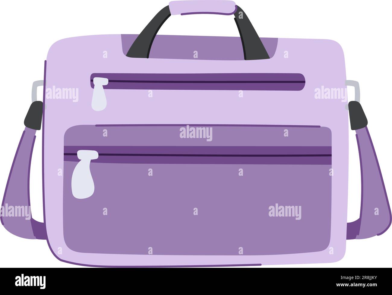 purse laptop bag cartoon vector illustration Stock Vector Image & Art ...