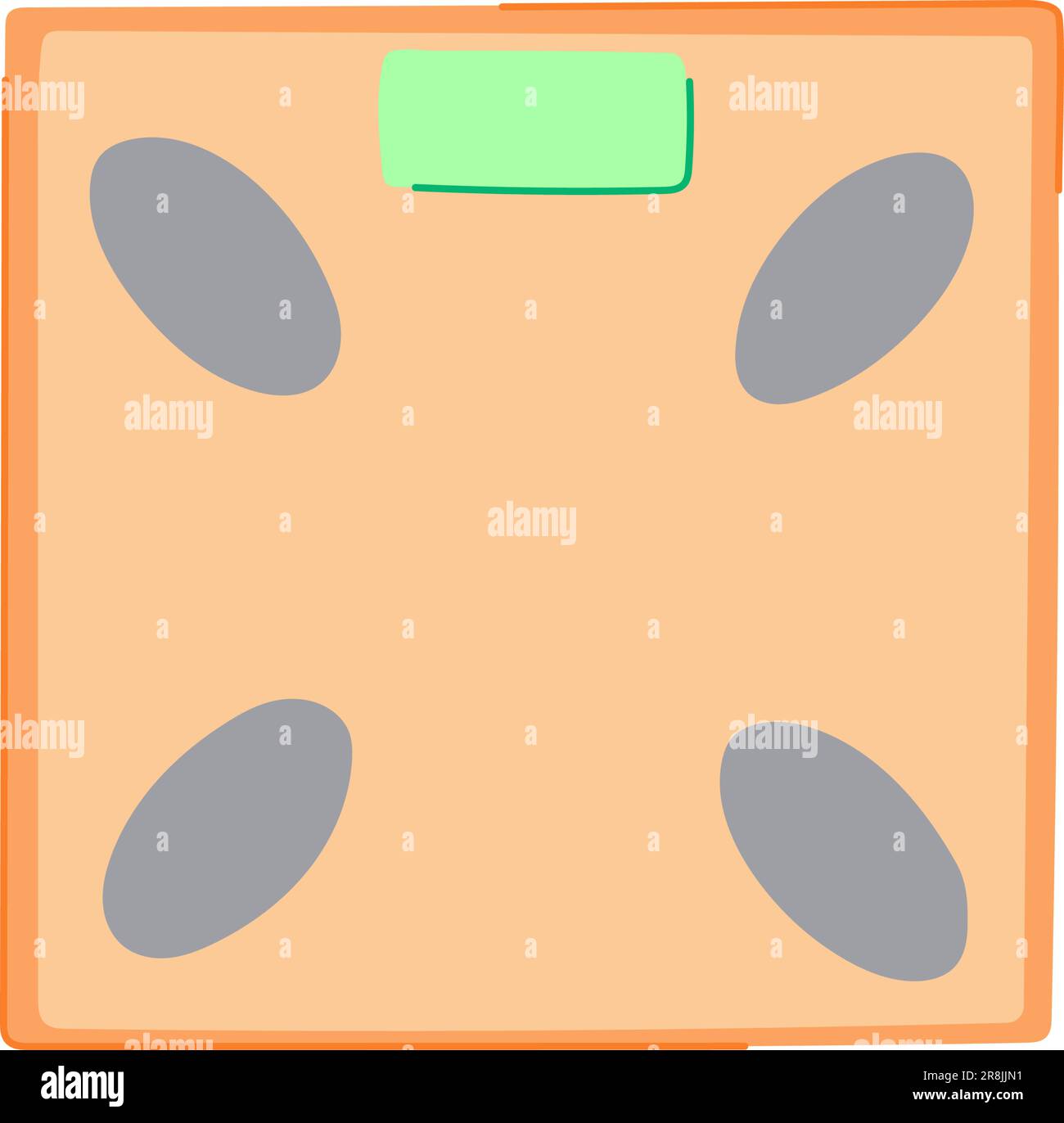 comparison weigh scales cartoon vector illustration Stock Vector Image ...