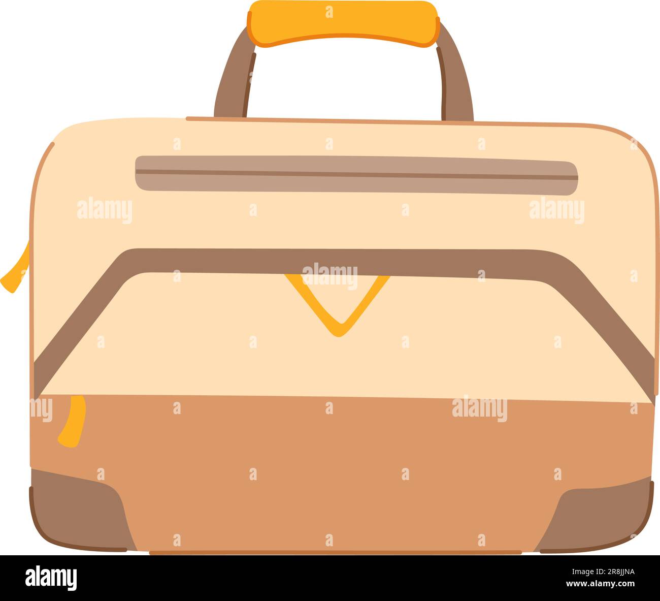 office laptop bag cartoon vector illustration Stock Vector Image & Art ...
