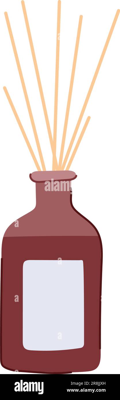 diffuser aroma sticks cartoon vector illustration Stock Vector Image ...
