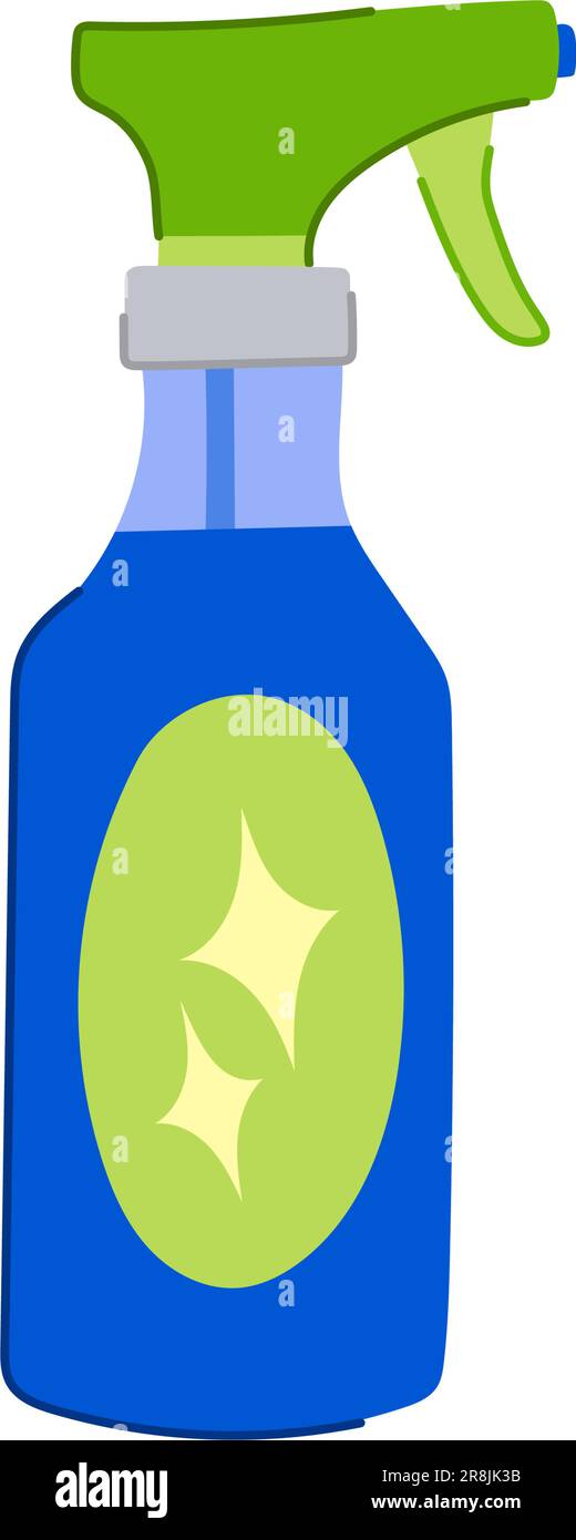 window glass cleaner cartoon vector illustration Stock Vector Image ...