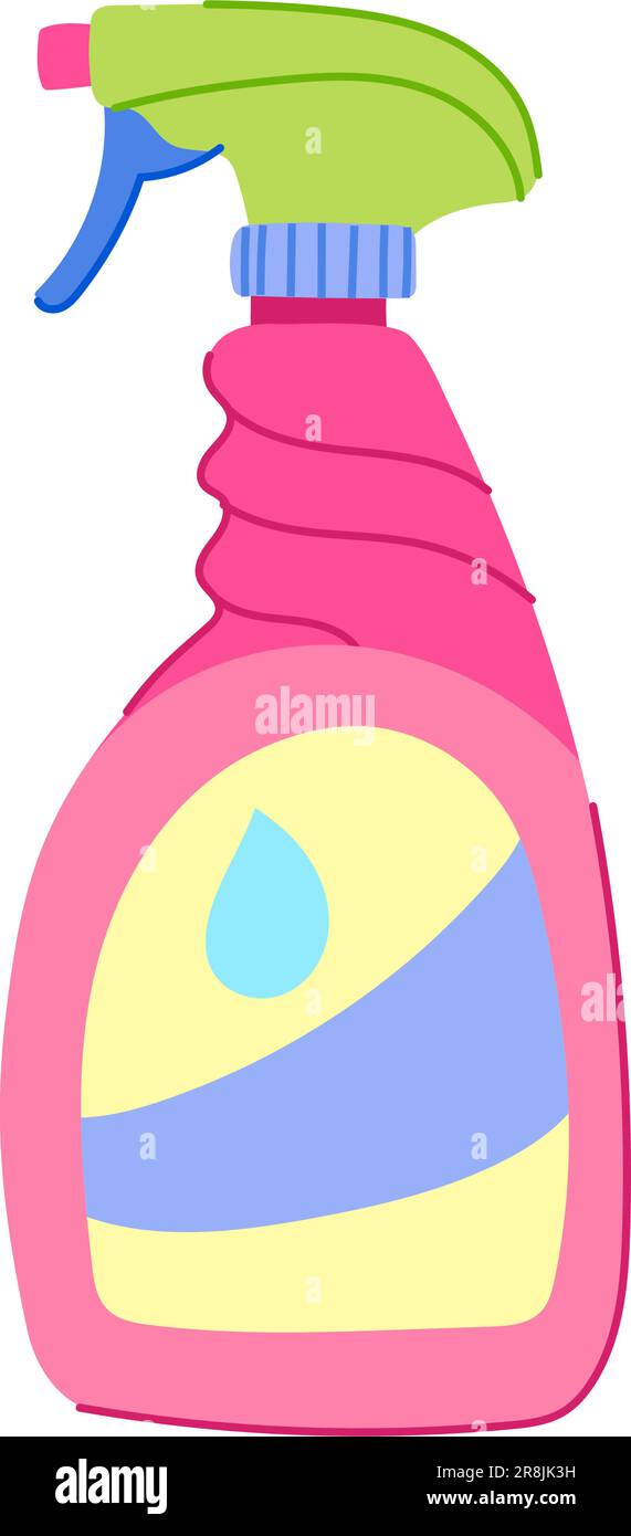 Household Glass Cleaner Cartoon Vector Illustration Stock Vector Image And Art Alamy