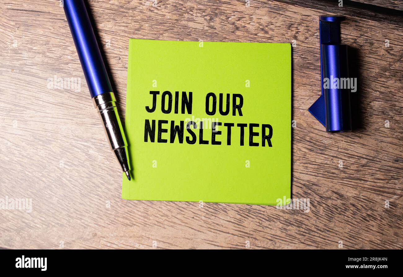 Modern newsletter template hi-res stock photography and images - Alamy