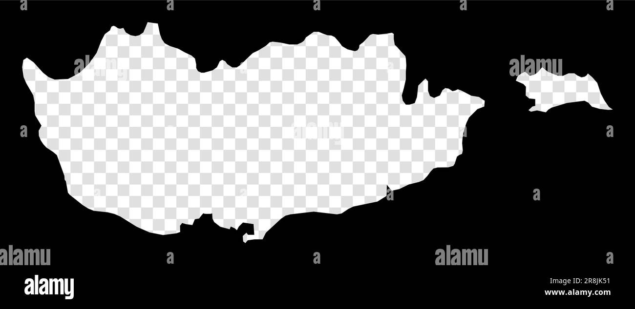 Stencil map of Cyprus. Simple and minimal transparent map of Cyprus ...