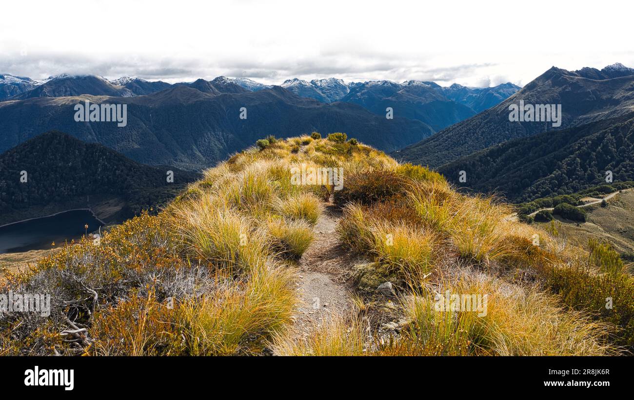 Pathway to the peaks Stock Photo - Alamy