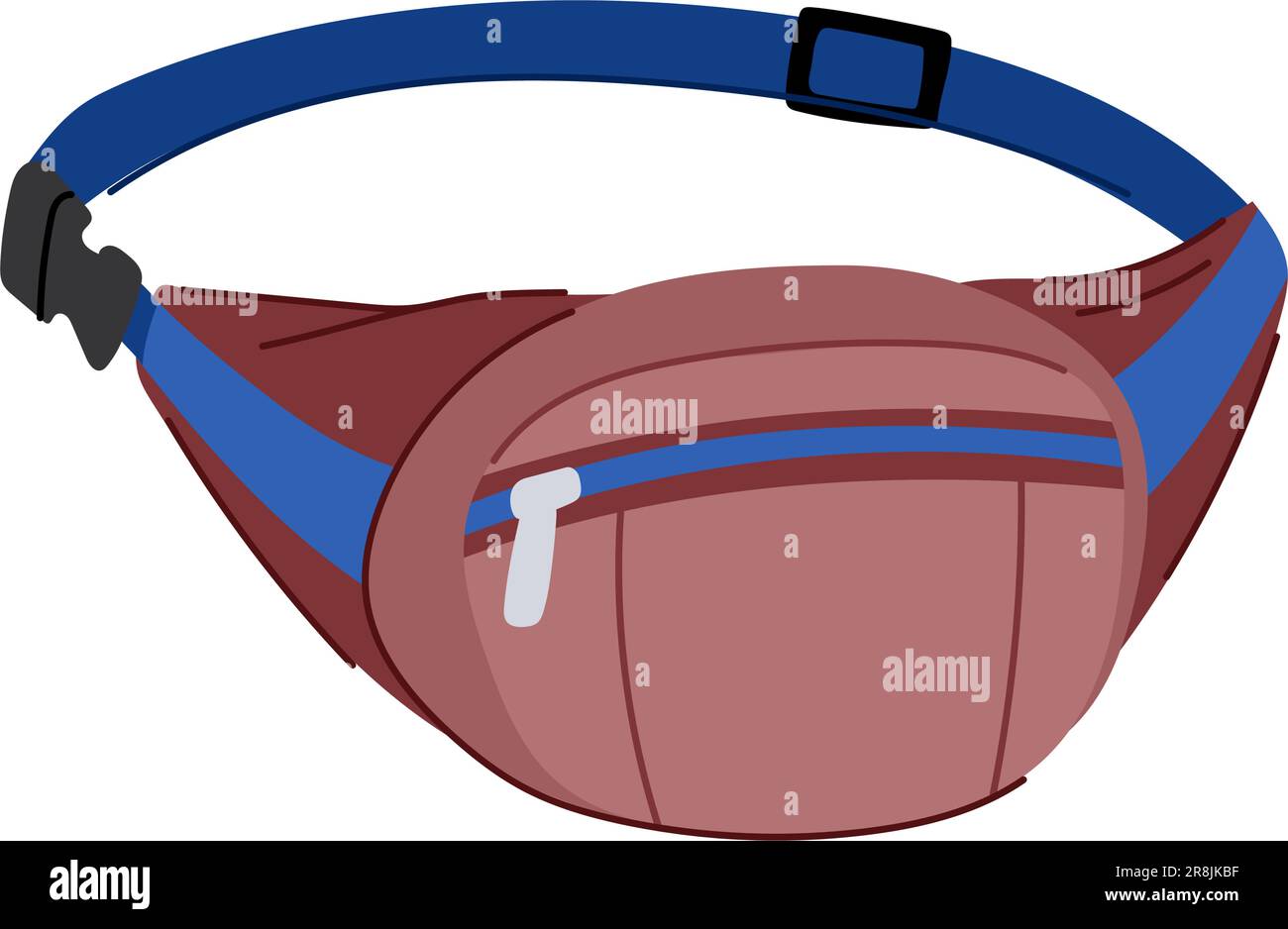 textile waist bag cartoon vector illustration Stock Vector Image & Art ...