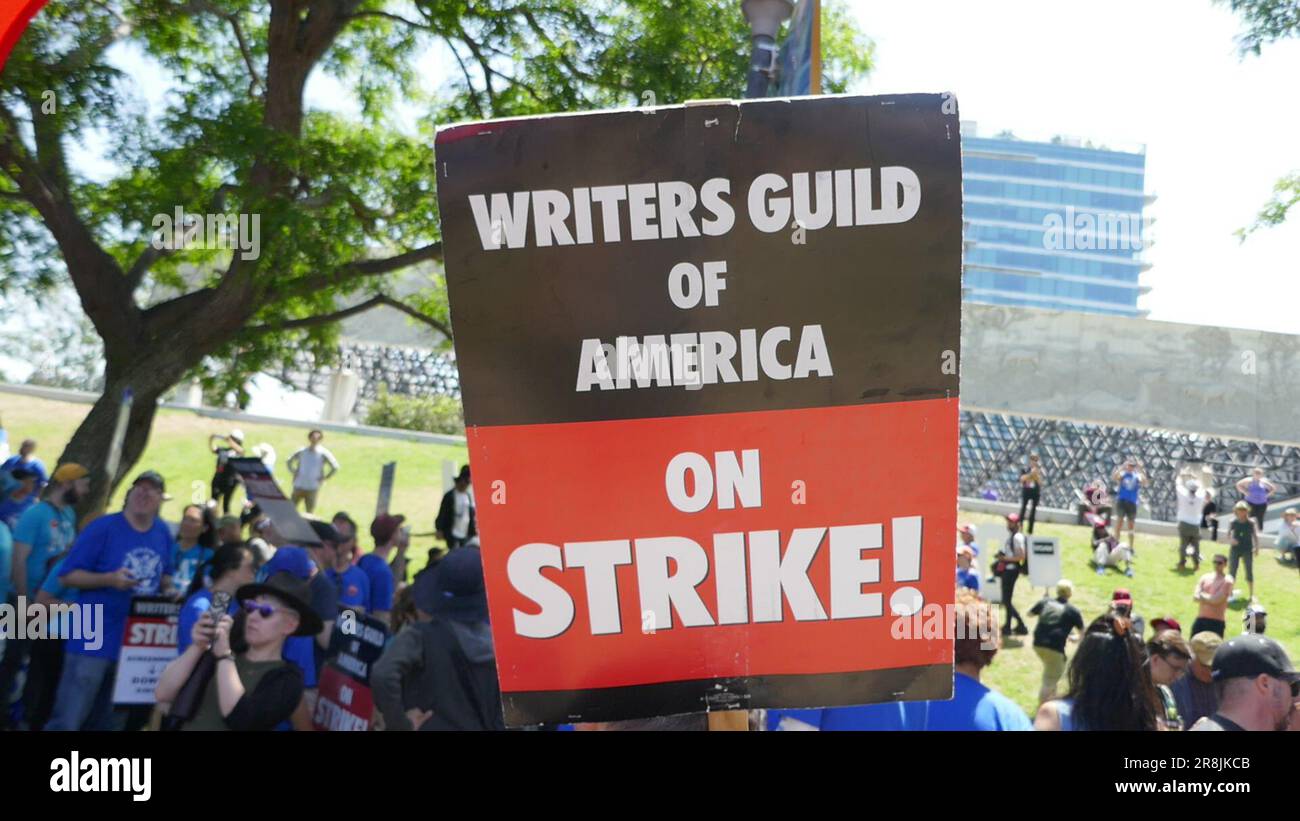 Los Angeles, California, USA 21st June 2023 WGA Strike March and Rally ...