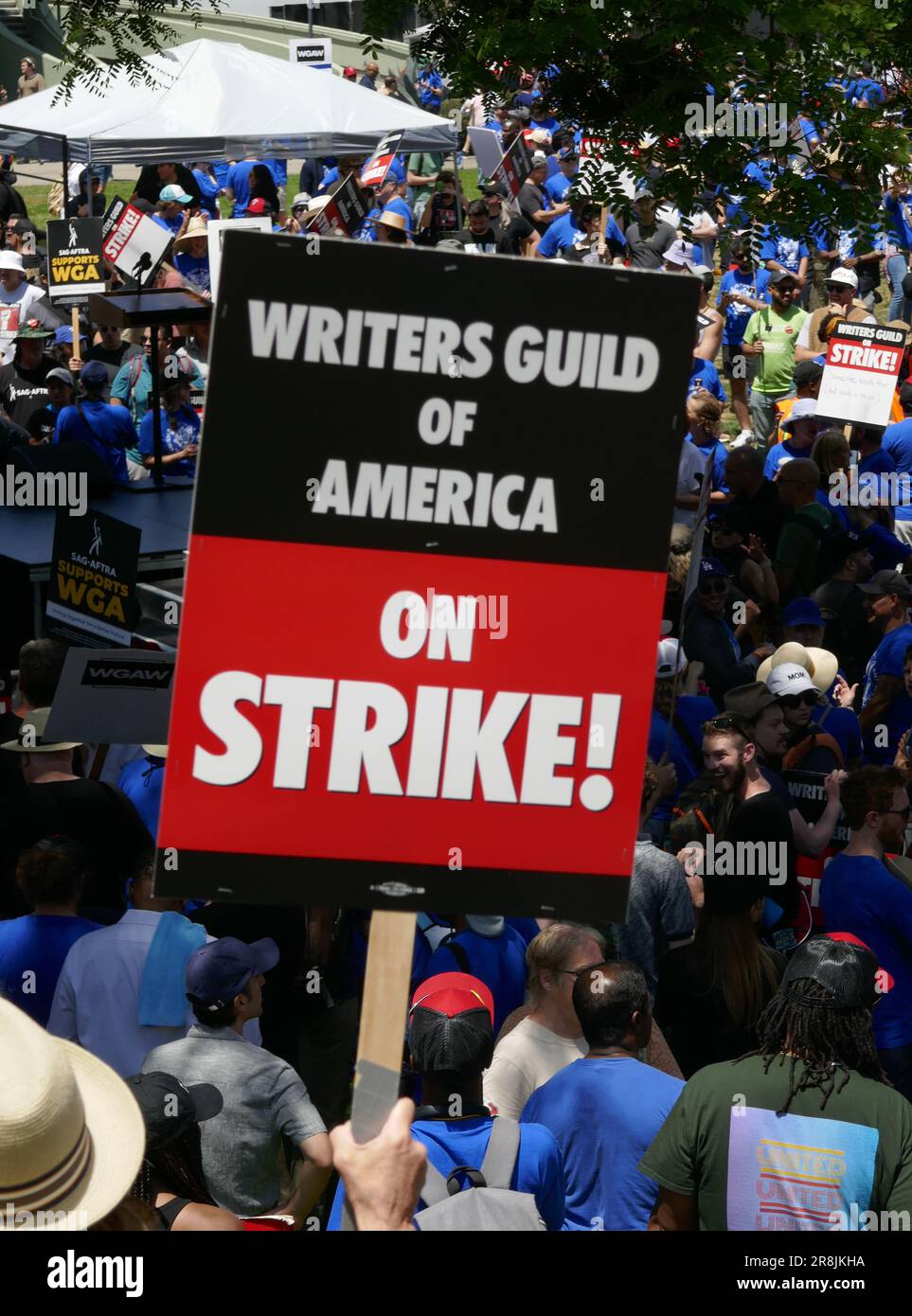 Los Angeles, California, USA 21st June 2023 WGA Strike March and Rally ...