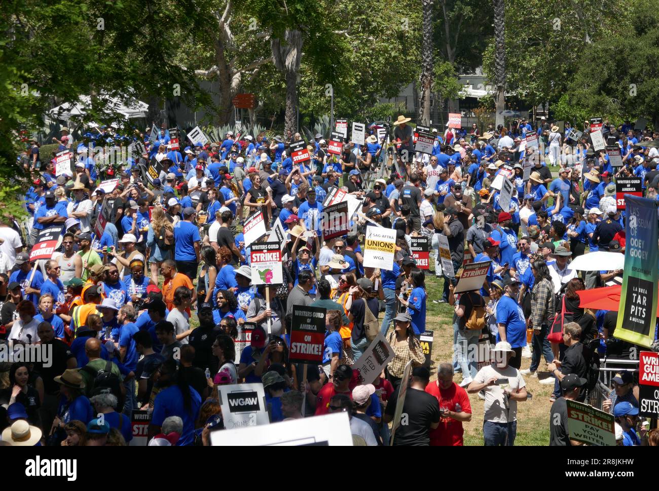Los Angeles, California, USA 21st June 2023 WGA Strike March and Rally ...