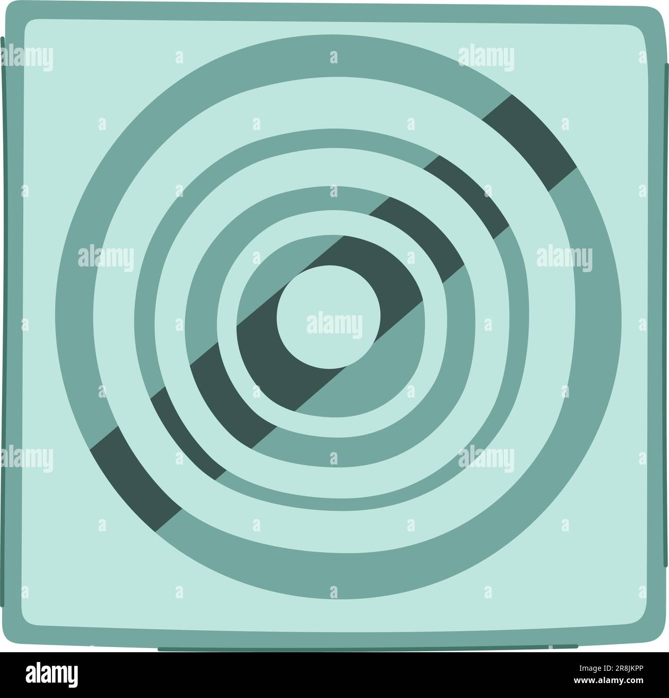 street drainage grate cartoon vector illustration Stock Vector Image ...