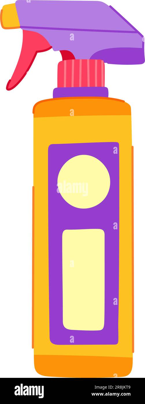 wipe glass cleaner cartoon vector illustration Stock Vector Image & Art ...