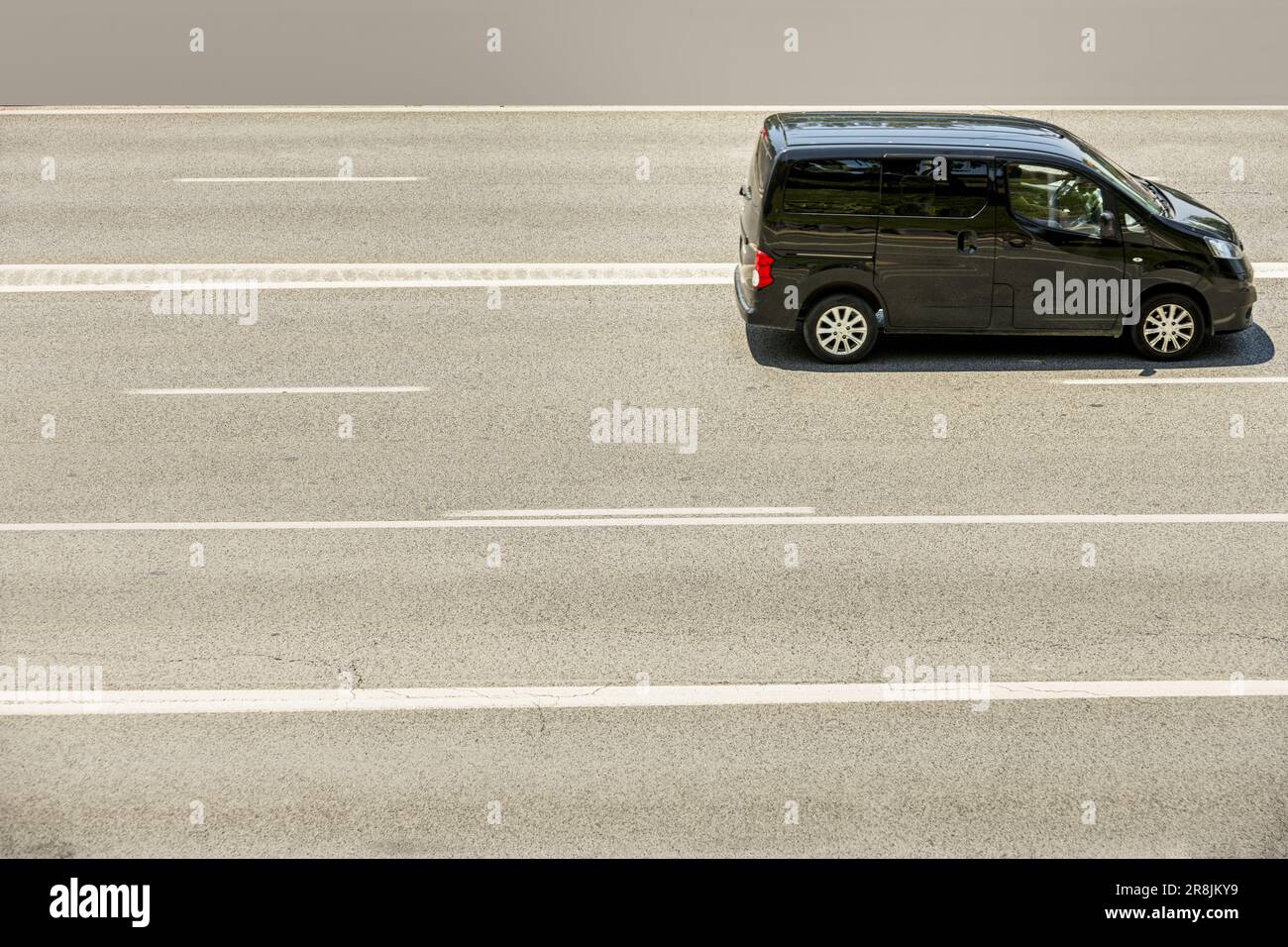 Van driving on small highway hi-res stock photography and images - Alamy