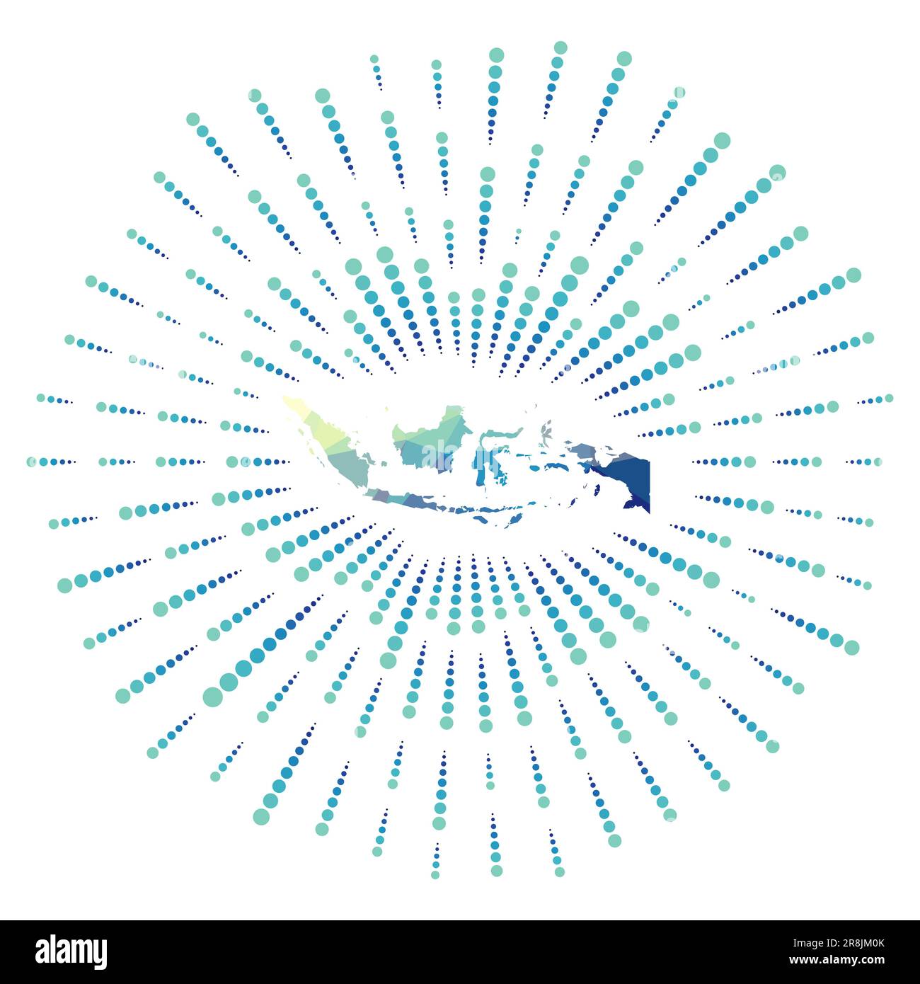 Colorful indonesia map hi-res stock photography and images - Alamy