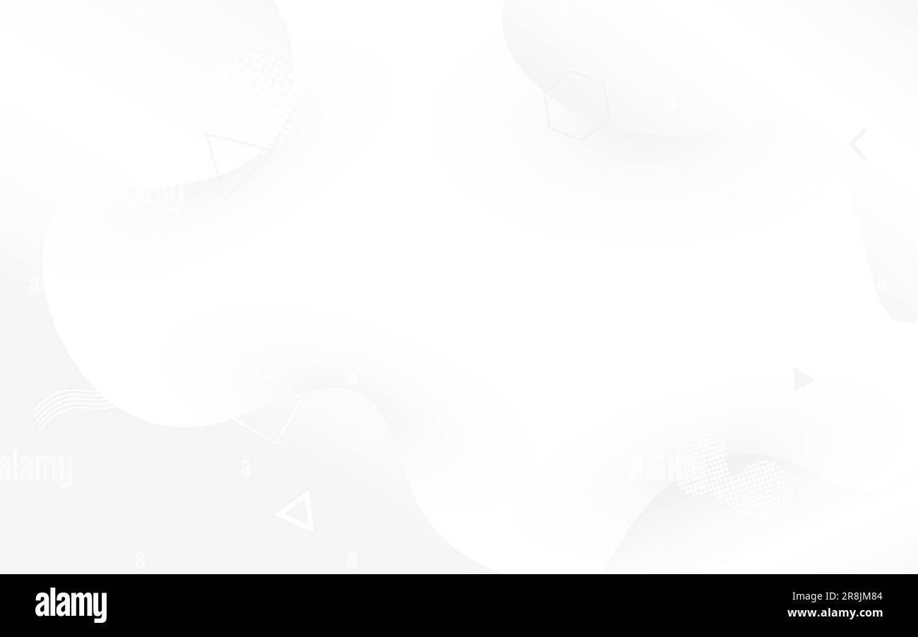 White fluid background. Abstract modern shapes. Subtle texture for ...