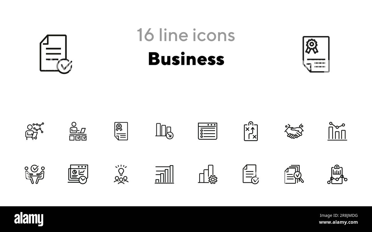 Business meeting bar line Stock Vector Images - Alamy
