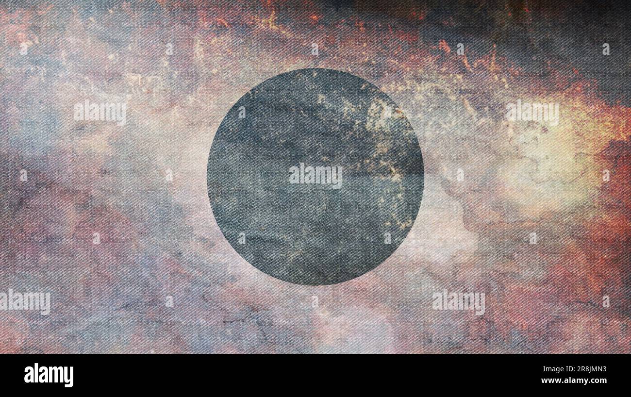 retro flag of Niger Congo peoples Bete people with grunge texture. flag ...