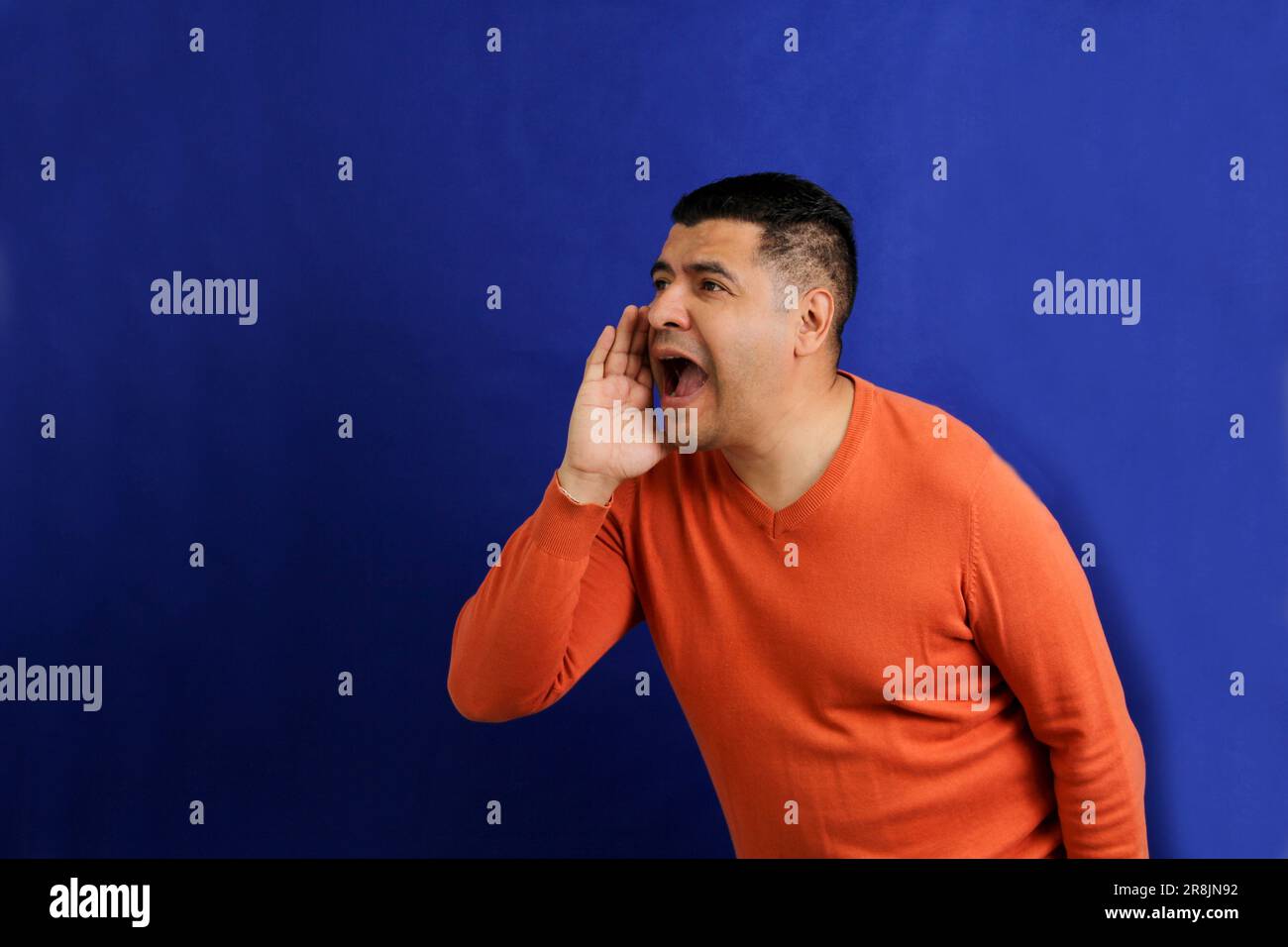 Evil angry latino man hi-res stock photography and images - Alamy
