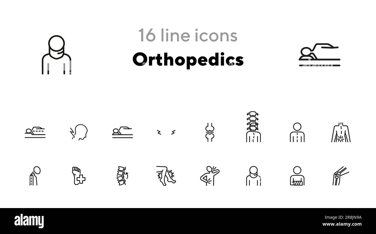 Traumatology and orthopedics Stock Vector Images - Alamy