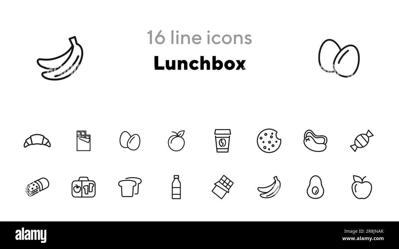 Picnic box icon simple Cut Out Stock Images & Pictures - Alamy