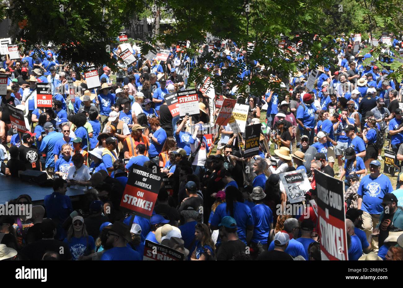 Los Angeles, California, USA 21st June 2023 WGA Strike March and Rally ...