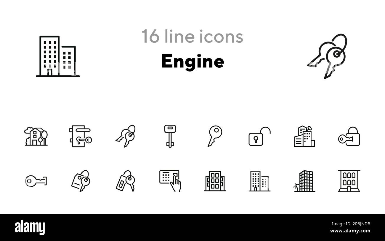 Engine checking Stock Vector Images - Alamy