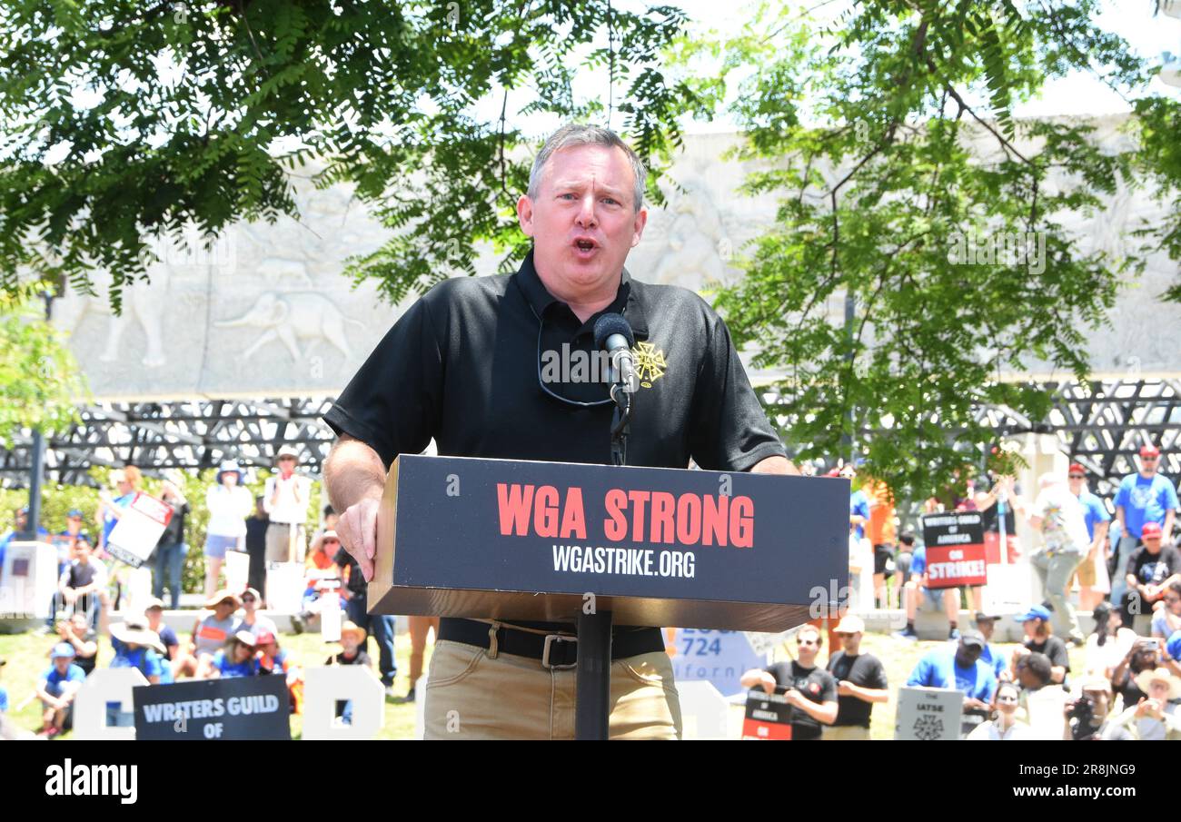 Los Angeles, California, USA 21st June 2023 WGA Strike March and Rally ...