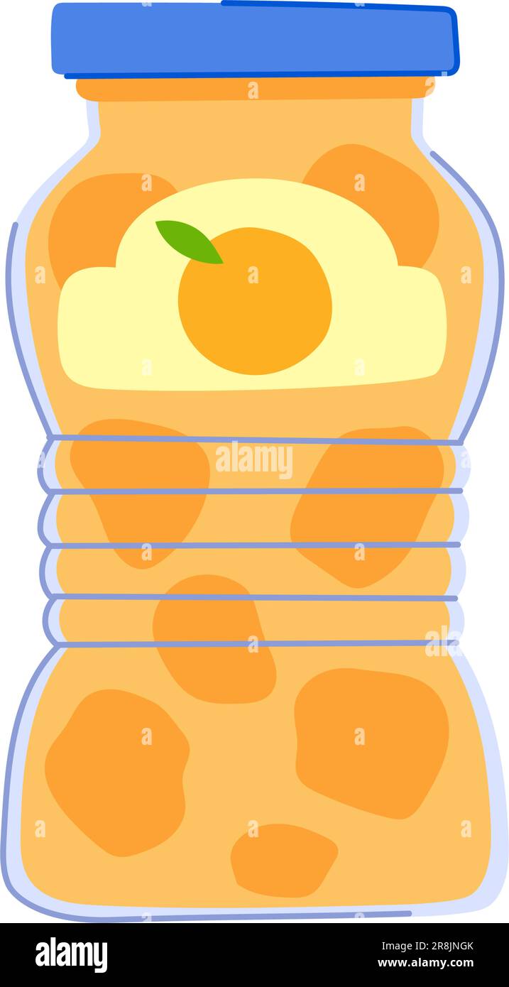 homemade jam jar cartoon vector illustration Stock Vector Image & Art ...