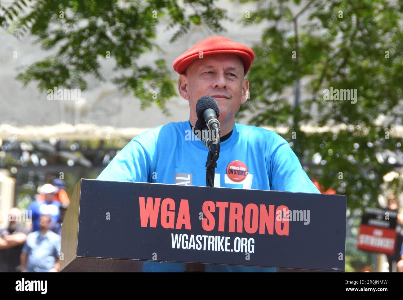 Los Angeles, California, USA 21st June 2023 WGA Strike March and Rally on 50th Day of WGA Strike ...