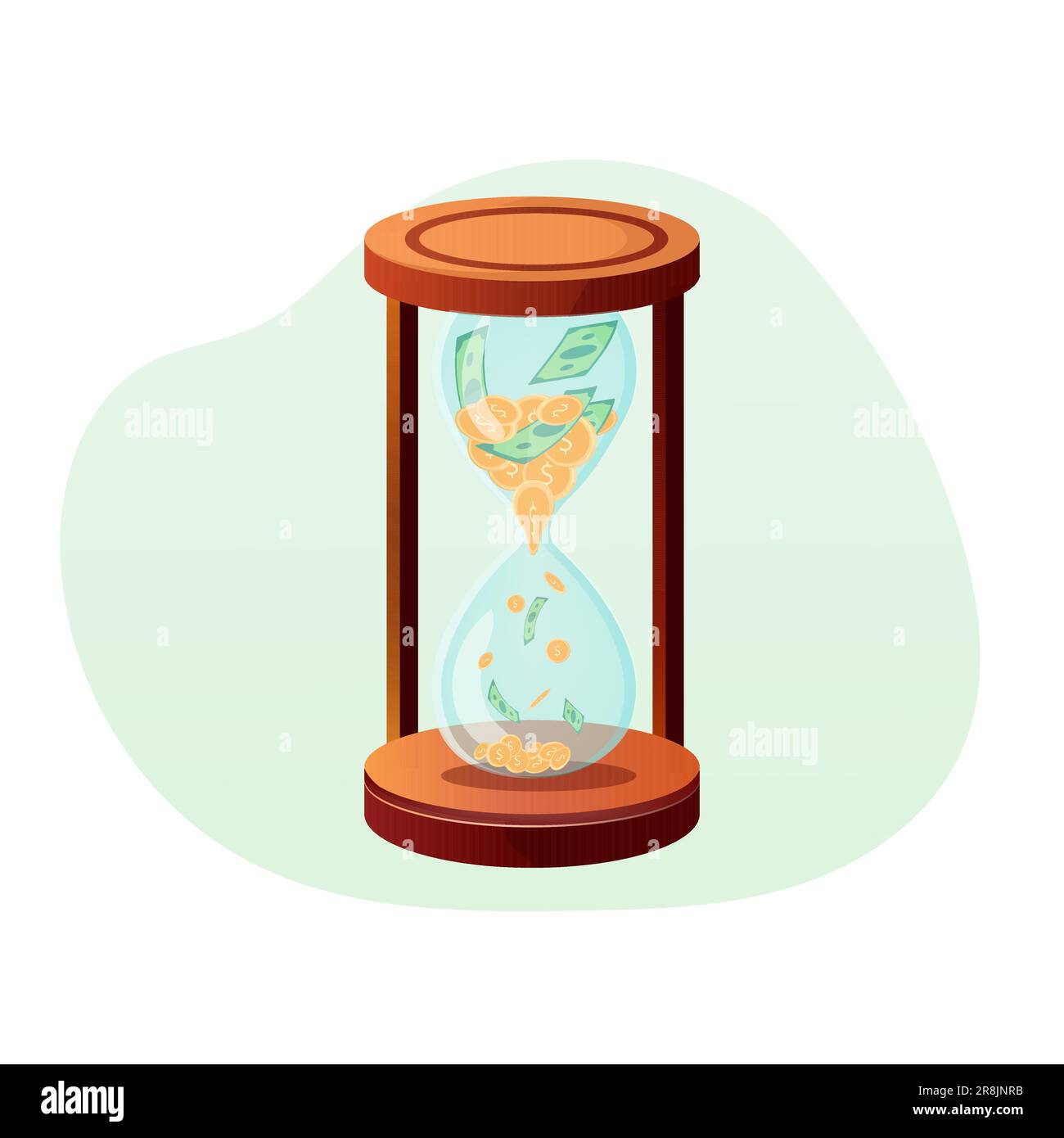 Time money icon budget Stock Vector Images - Alamy