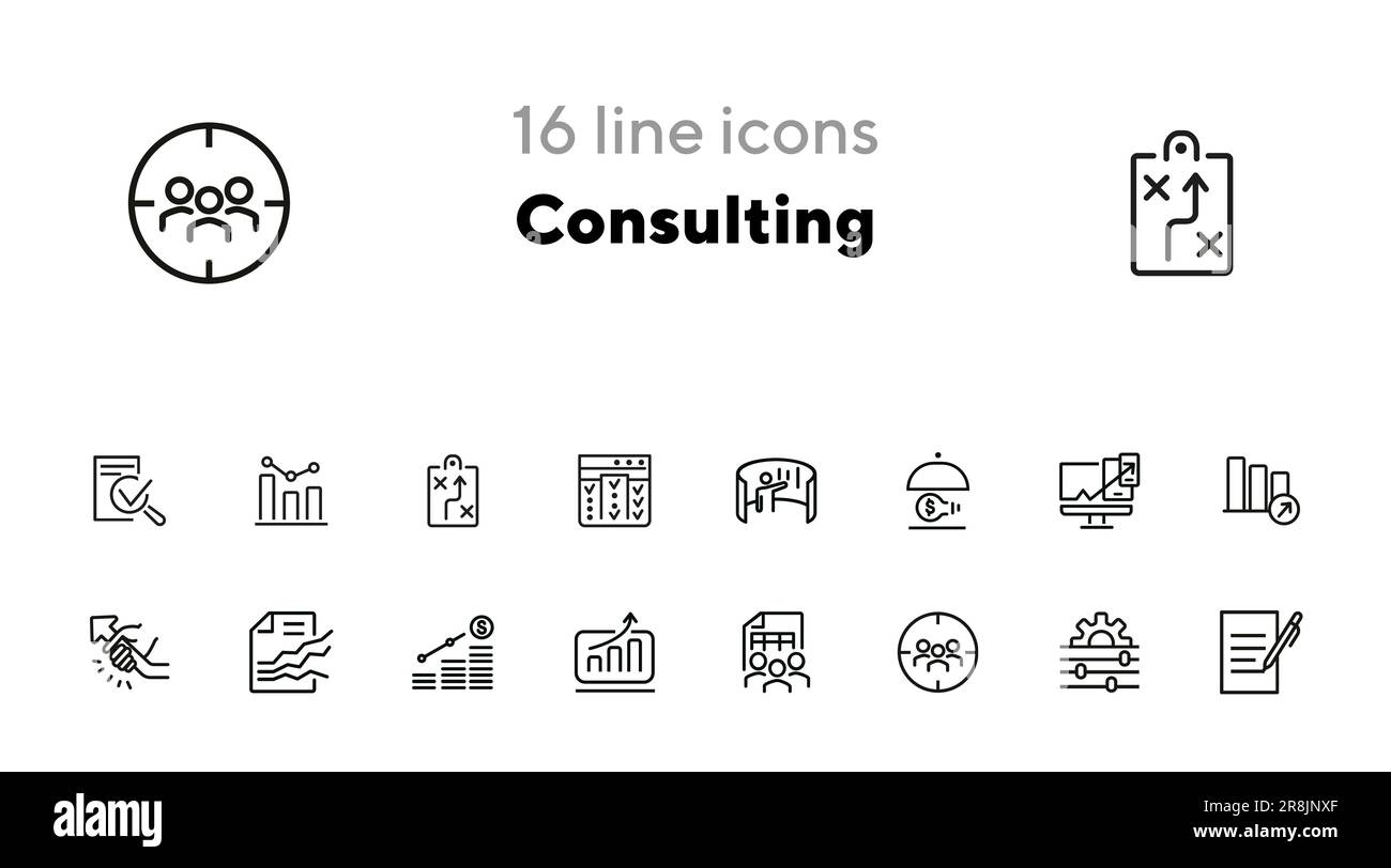 Speaker consulting Stock Vector Images - Alamy