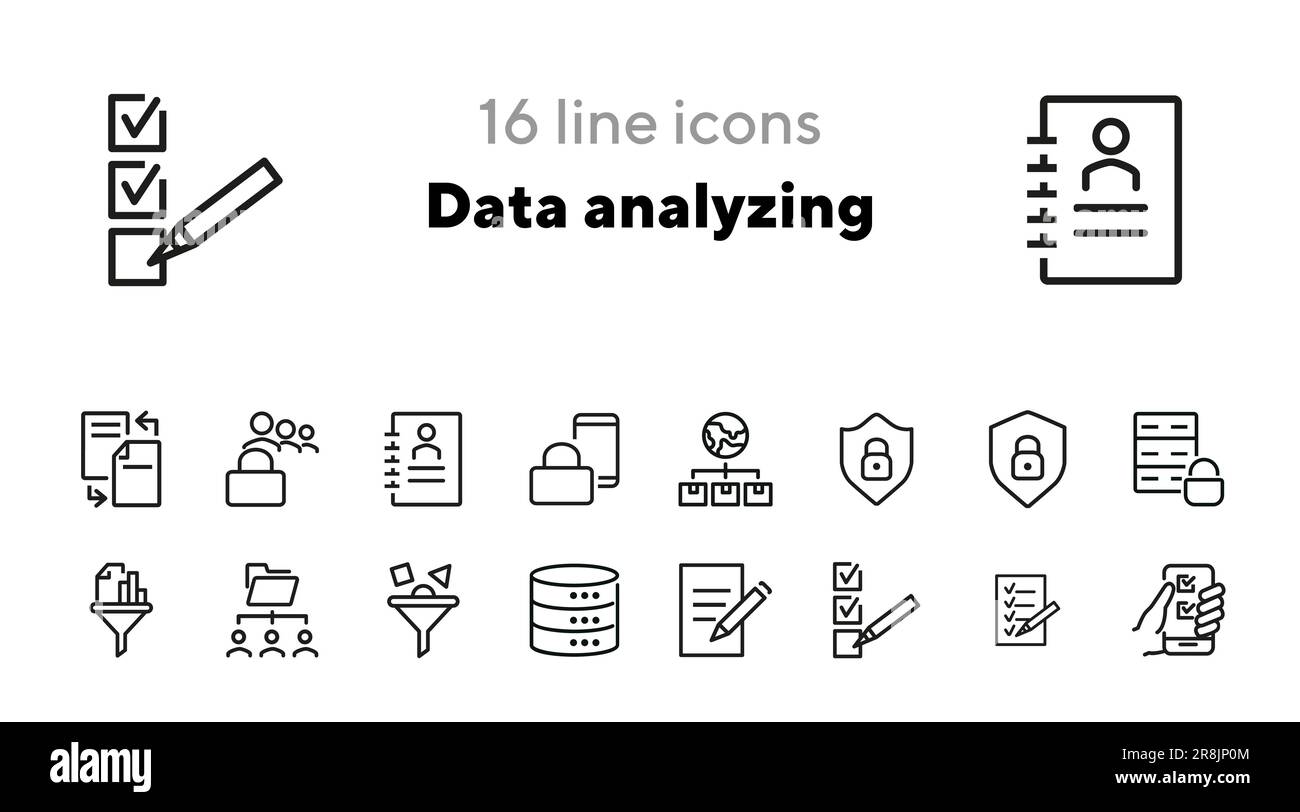 Analyzing stock market data Stock Vector Images - Alamy