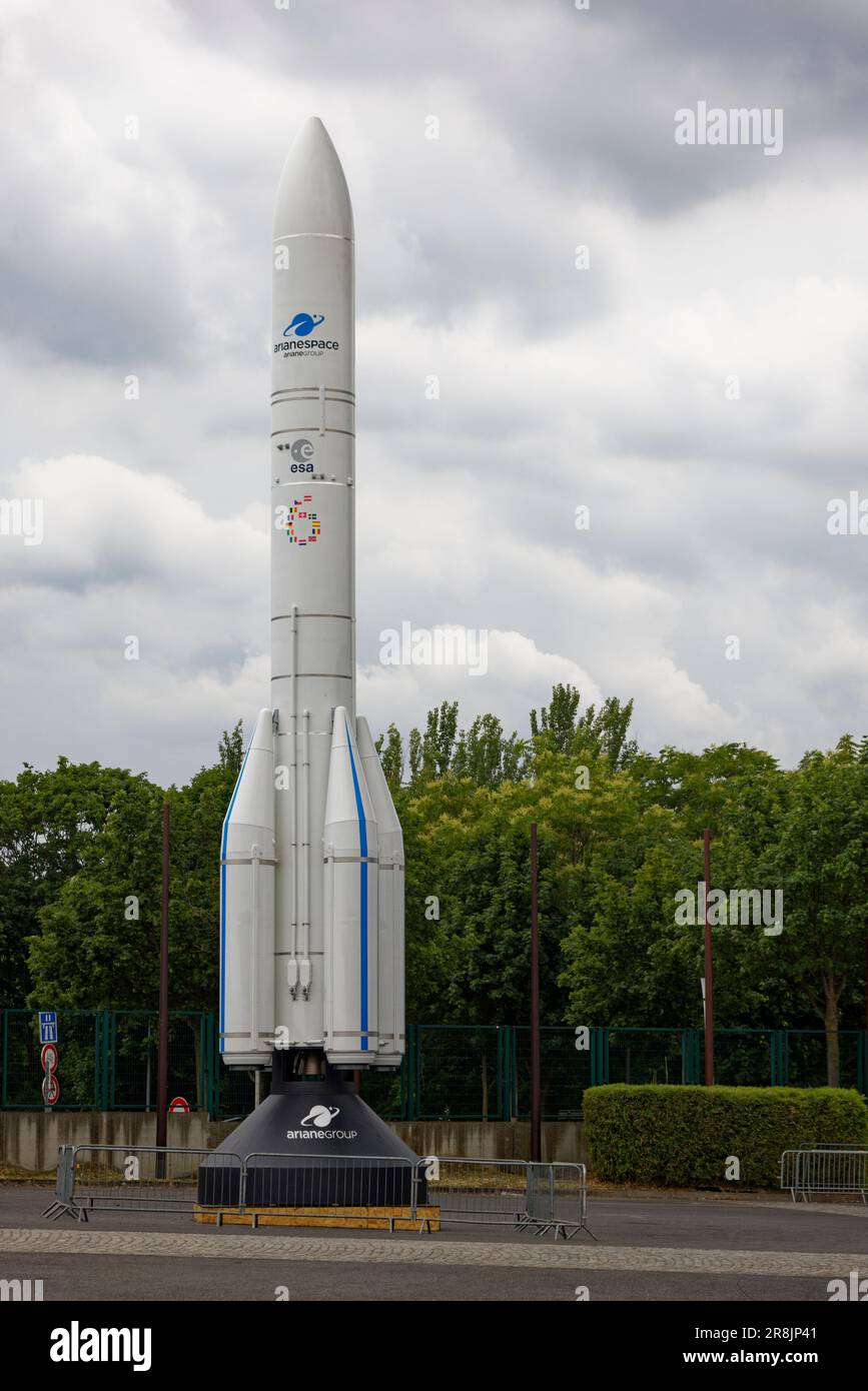 Paris-Le Bourget, France. 21st June, 2023. European rocket Ariane 6 ...
