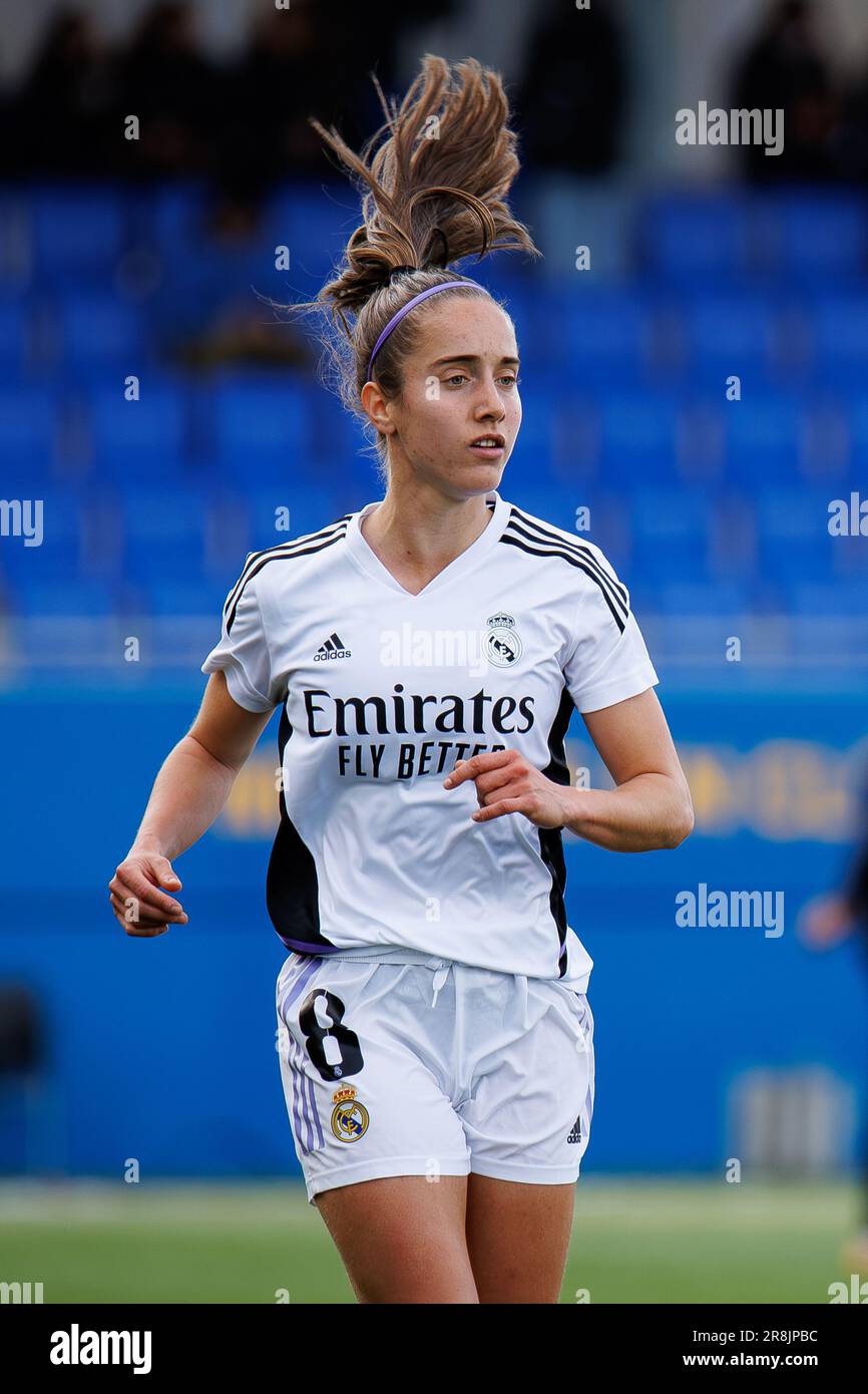Barcelona Mar 25 Maite Oroz Warms Up Prior To The Primera Division Femenina Match Between Fc