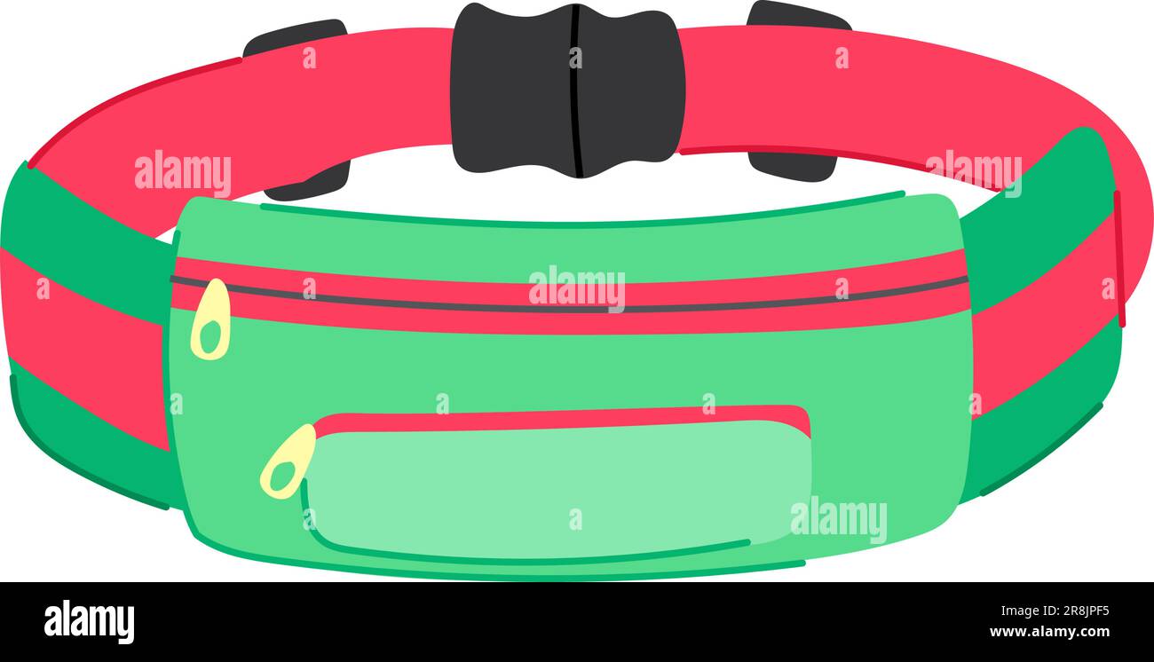 Luggage Waist Bag Cartoon Vector Illustration Stock Vector Image And Art Alamy