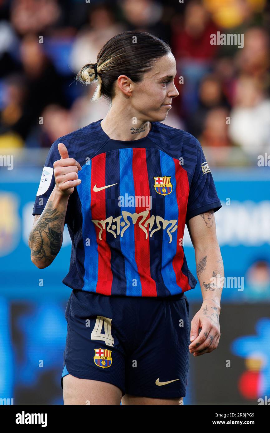 BARCELONA - MAR 25: Maria Leon Mapi in action during the Primera ...